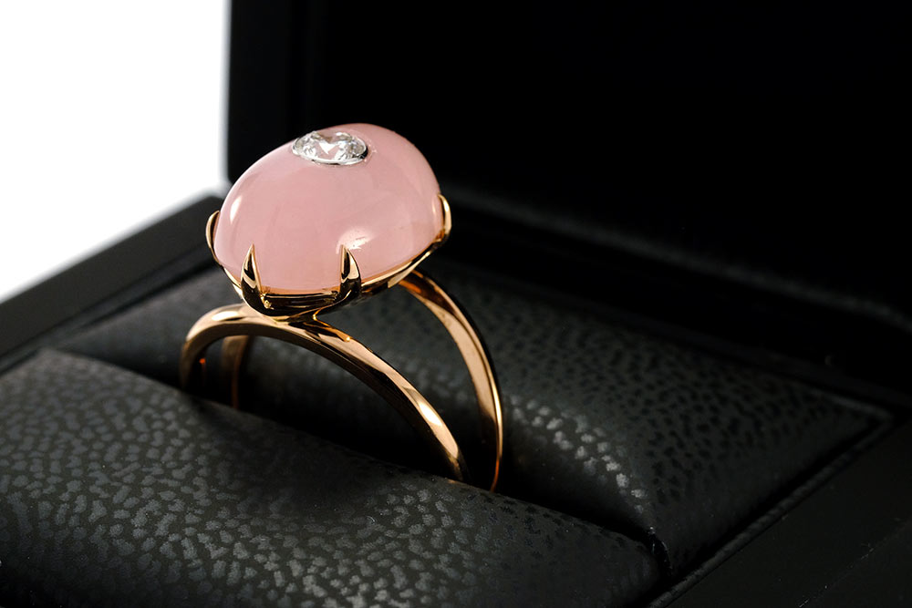 Bague Lotus Rose - Thomas Arabian Joaillier